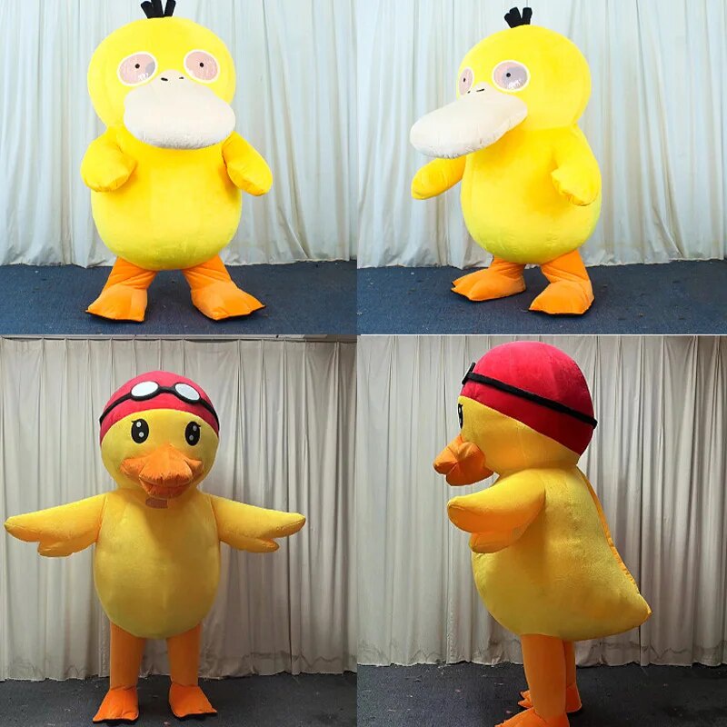 Inflatable Little Yellow Duck Mascot Costume Cosplay Cosplay Blow Up ...
