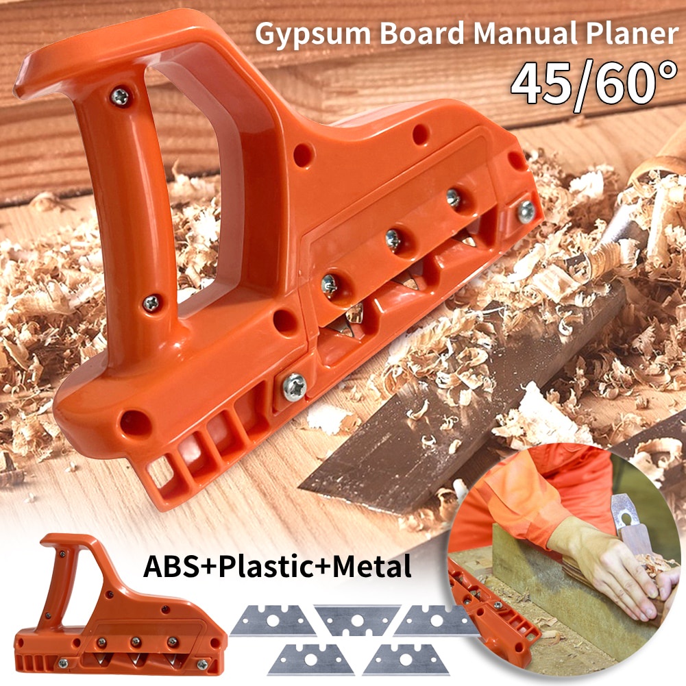 Gypsum Board Hand Plane 45/60° Drywall Edge Chamfer Gypsum Board Manual ...
