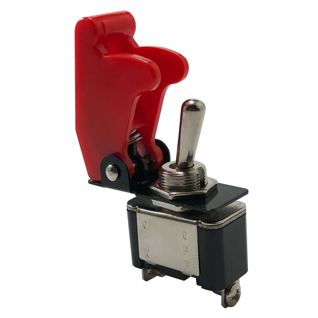 Toggle Switch 12V Heavy Duty On Off Metal Toggle Switch 25A 12V & Red ...