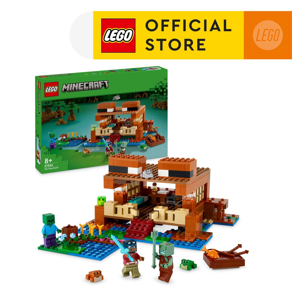 LEGO Minecraft 21256 The Frog House (400 Pieces) | Shopee Philippines