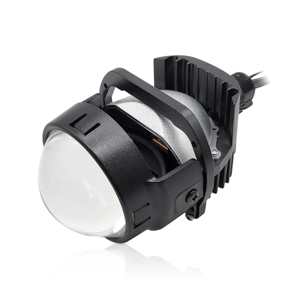 Car Headlight M2S 2.5 Inch Bi-LED Projector Lens Two Reflector Bowls ...