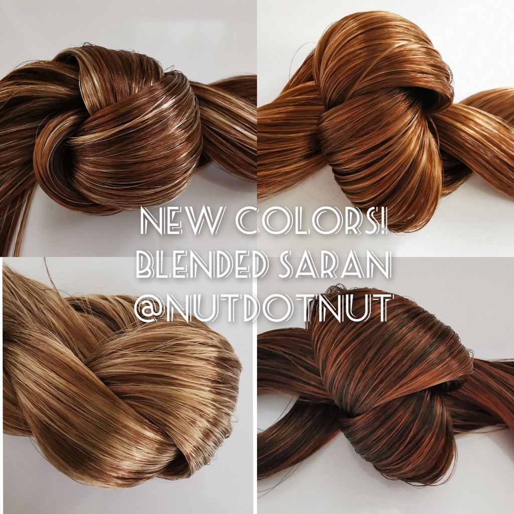 2024.high quality Saran Hair BLENDED Custom Reroot Doll for | Shopee ...
