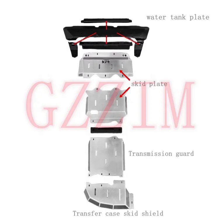 Stainless Steel Skid Plate Plate Transfer Case Skid Shield Water Tank ...