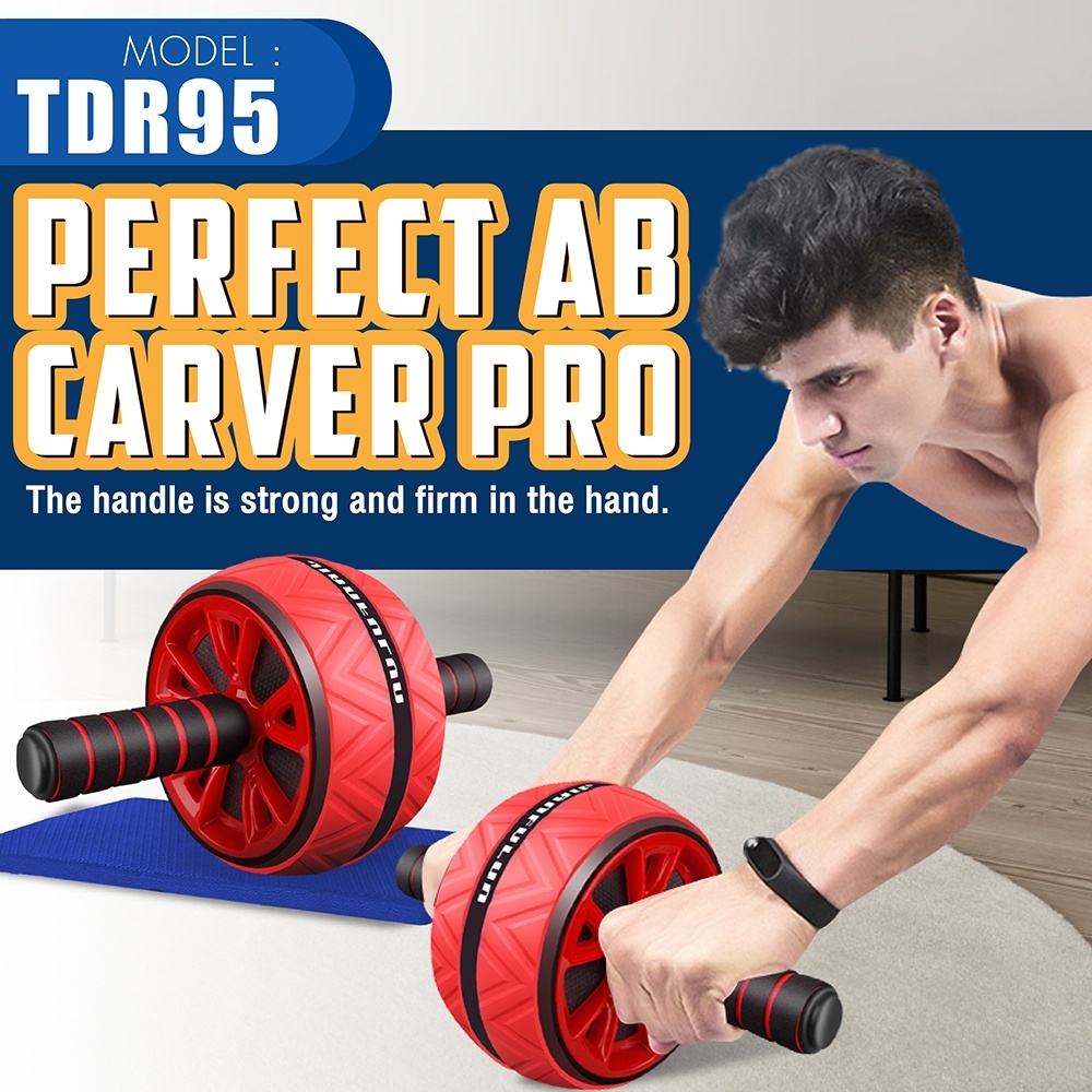 BG Ab Roller for Abdominal Abs Exercise Wheel Workout Fitness Machine ...