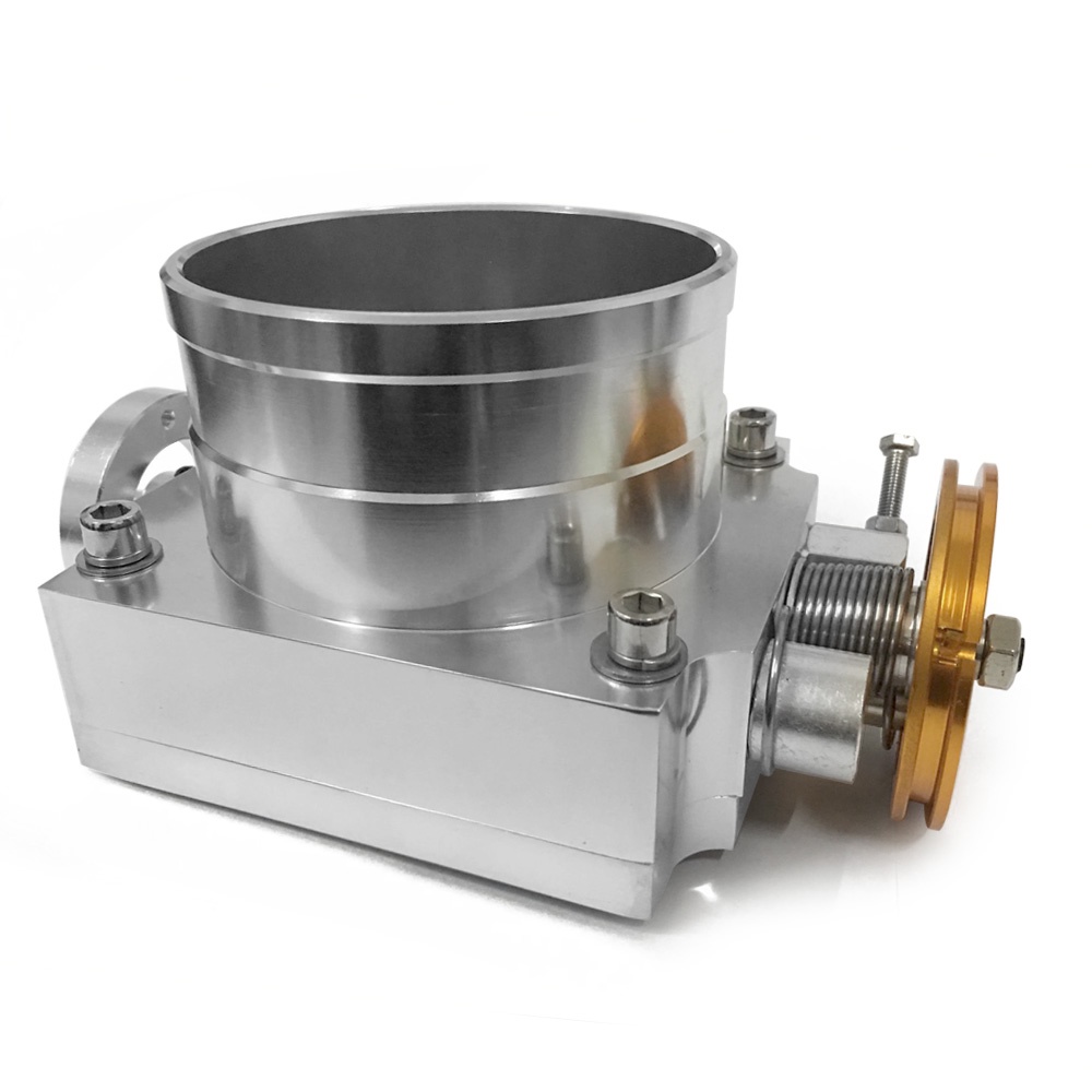 ADDCO - Universal Aluminum 100MM CNC Billet Intake Throttle Body For ...