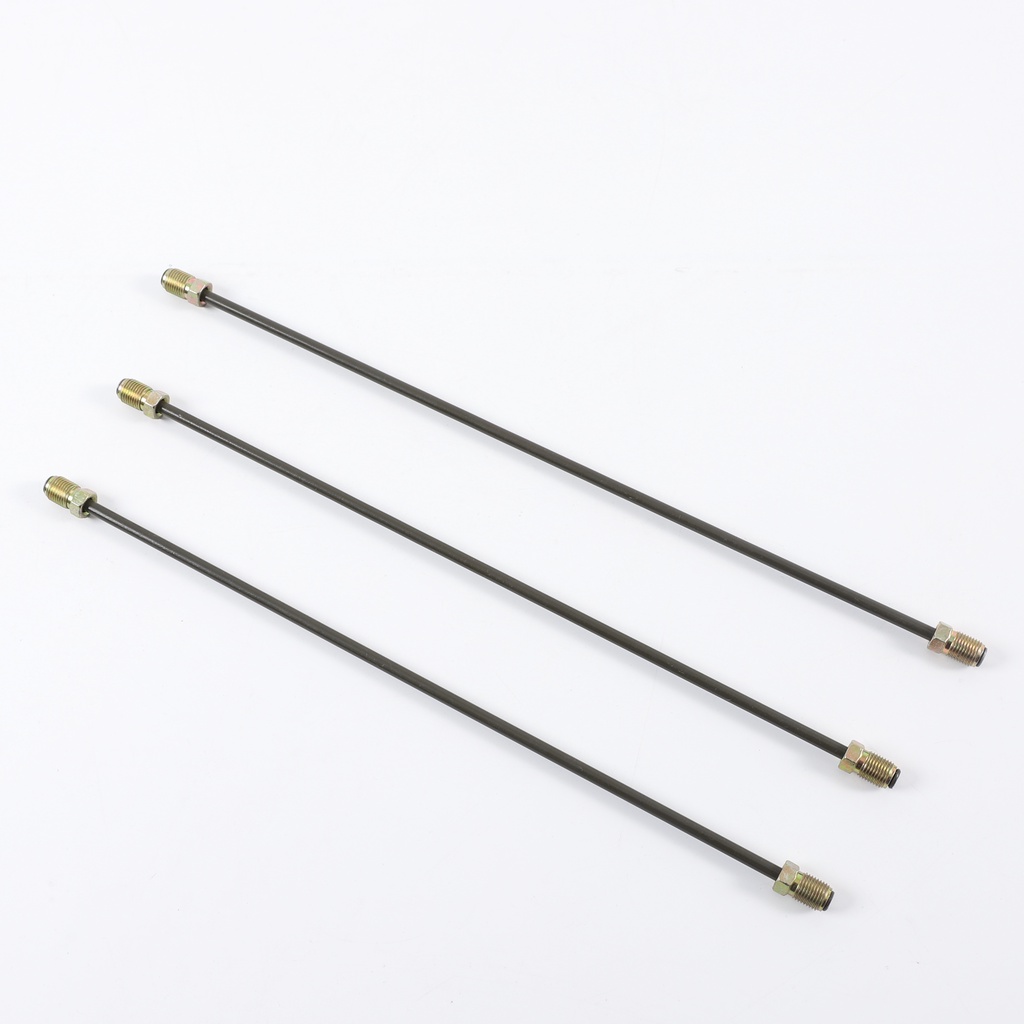 PVF army green brake iron pipe auto parts brake oil pipe miniature car ...