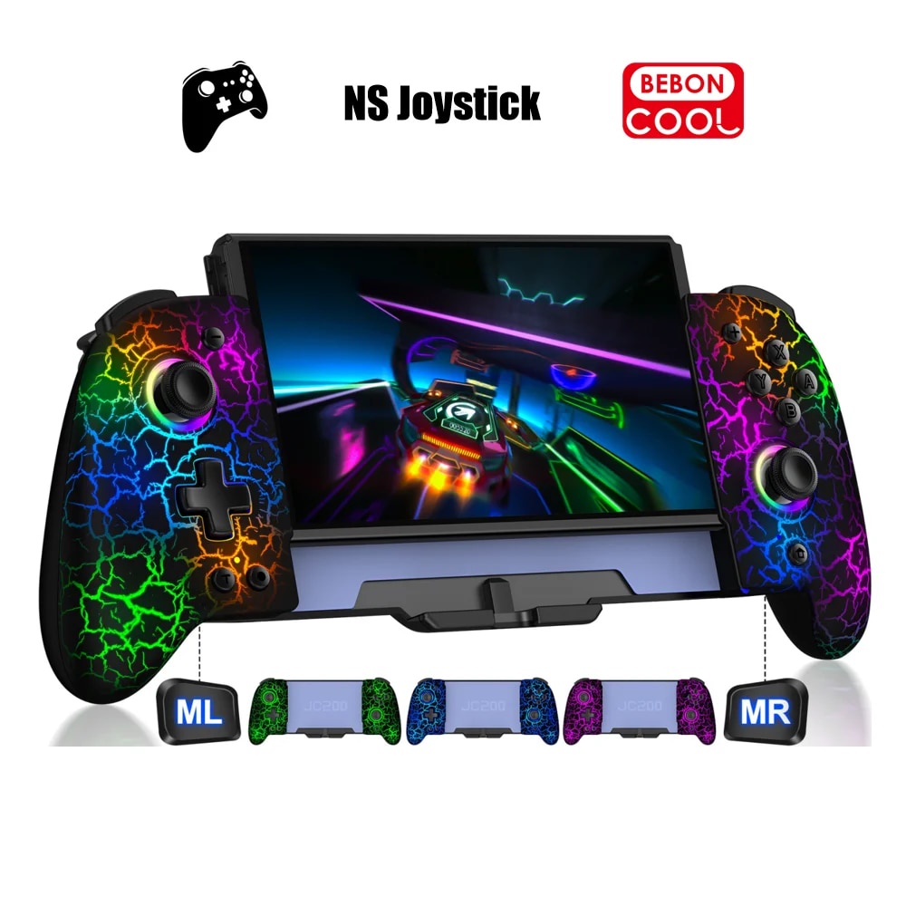 BEBONCOOL RGB Joystick For Nintendo Switch/Switch OLED Gamepads Built ...