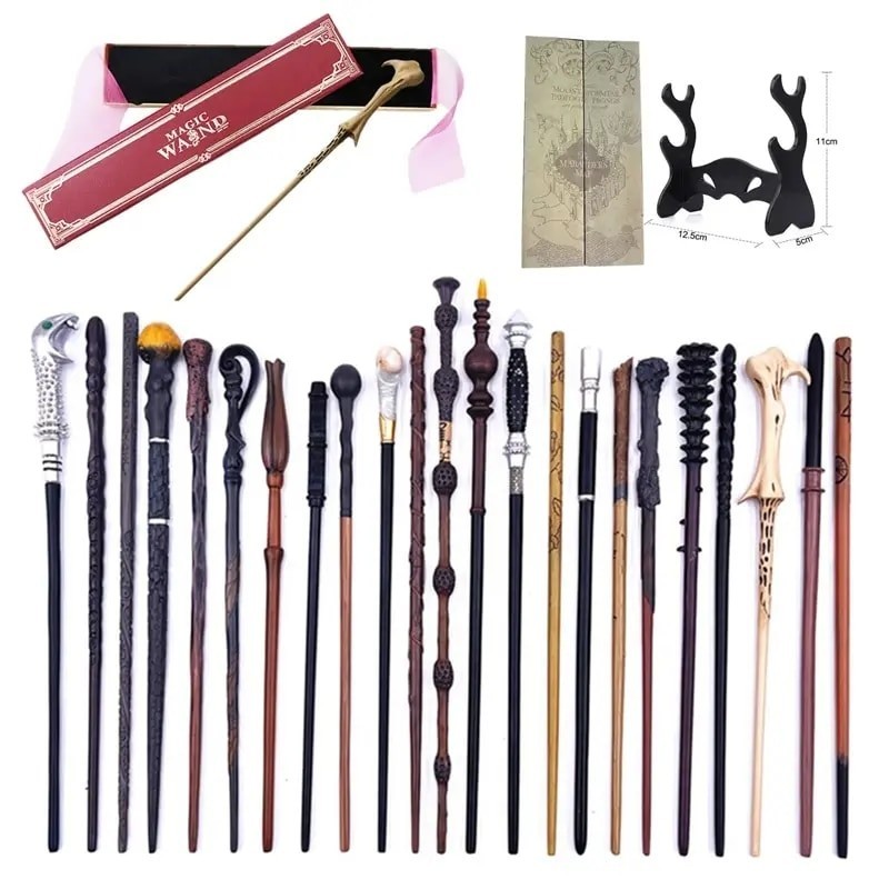 Harry Potter Metal Core Magic Wand Cosplay Hermione Granger Premium ...