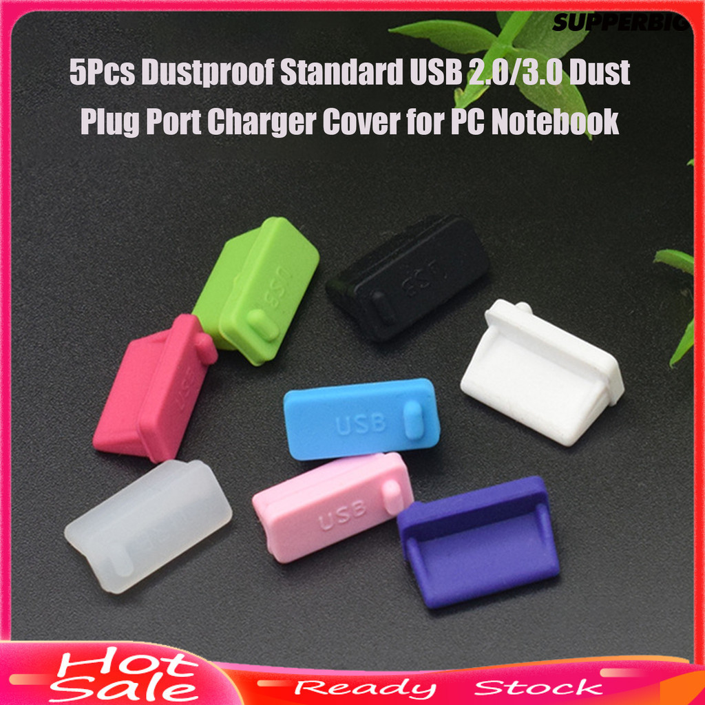 5Pcs Dustproof Standard USB 20/30 Dust Plug Port Charger Cover for PC ...