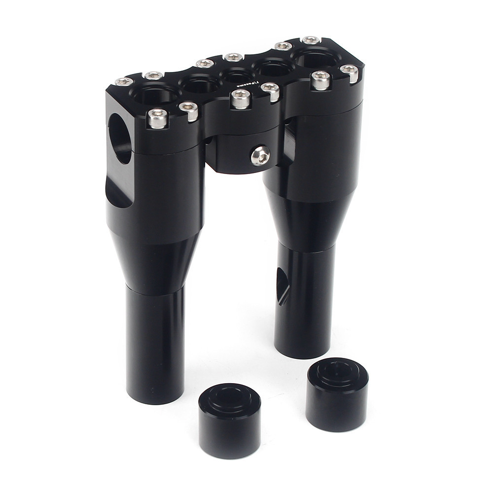 28mm 1-1/8" Handlebar Risers 6" Handle Bar Riser Mount Top Clamp For ...