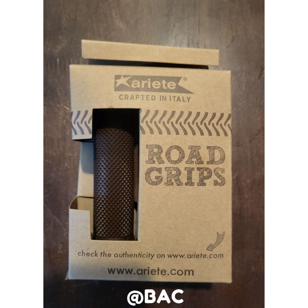 Original ARIETE HANDLE GRIP WITH STAR LOGO ( dark brown) for Suzuki ...