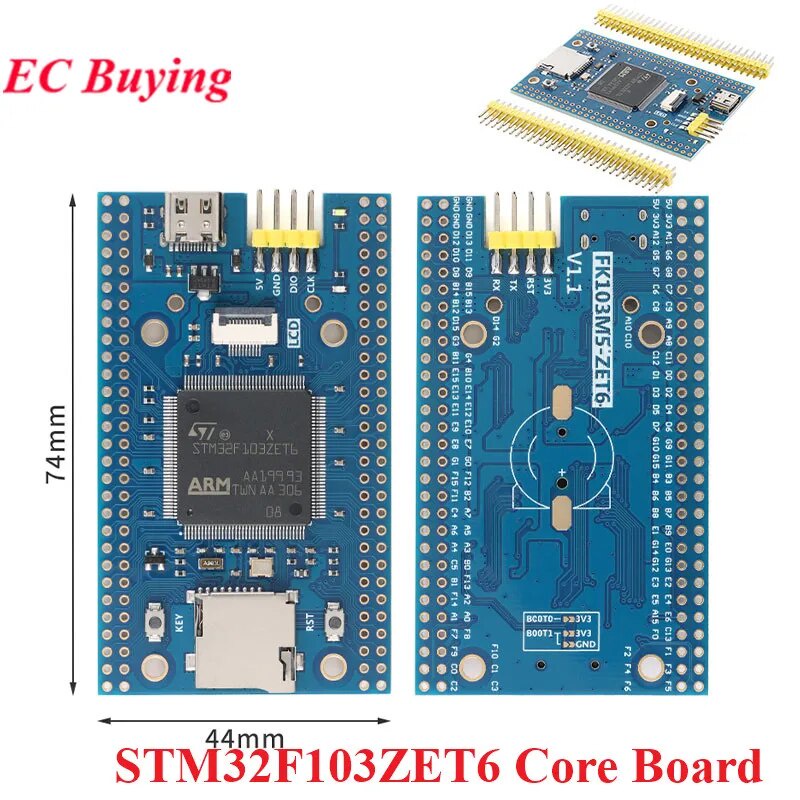 Stm32f103zet6 Core Board Stm32f Stm32 F103 Stm32f103 System Learning Development Board Module 0294