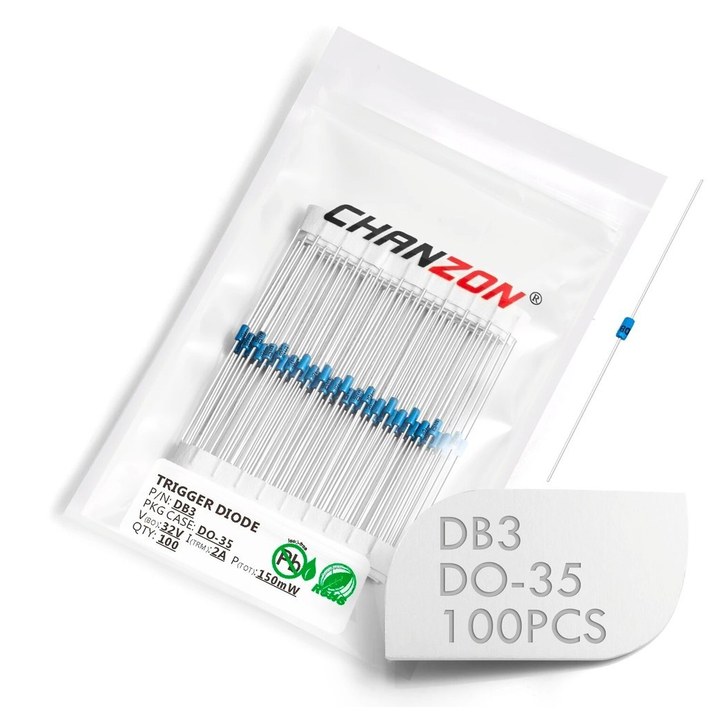 100Pcs 100% Original Diac DB3 bidirectional Zener Rectifier diode ...