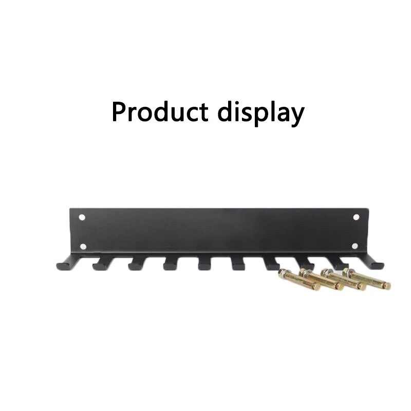 78q Wall mounting hook barbell rod rack belt rack skipping rack pull ...
