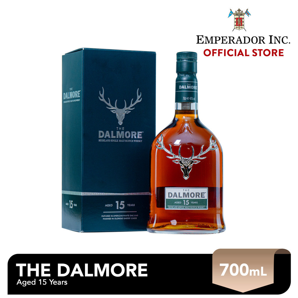 The Dalmore 15yo Highland Single Malt Scotch Whisky 700ml | Shopee Philippines