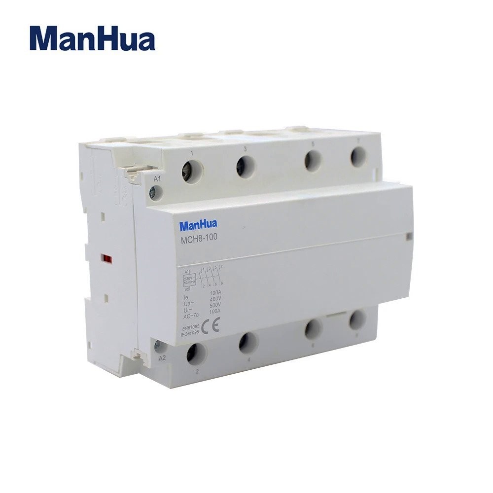 Newly launched ManHua 400V 100A 4P AC Household Electric Contactor MCH8 ...