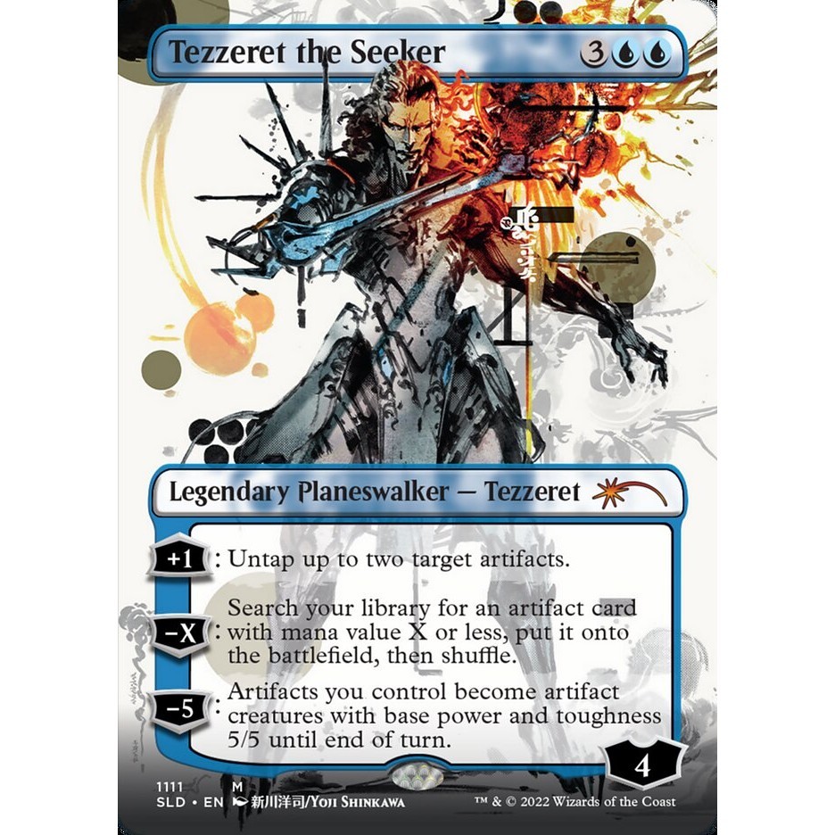 Pr0xy Card - Tezzeret the Seeker #1111 (Borderless) | Secret Lair Drop ...