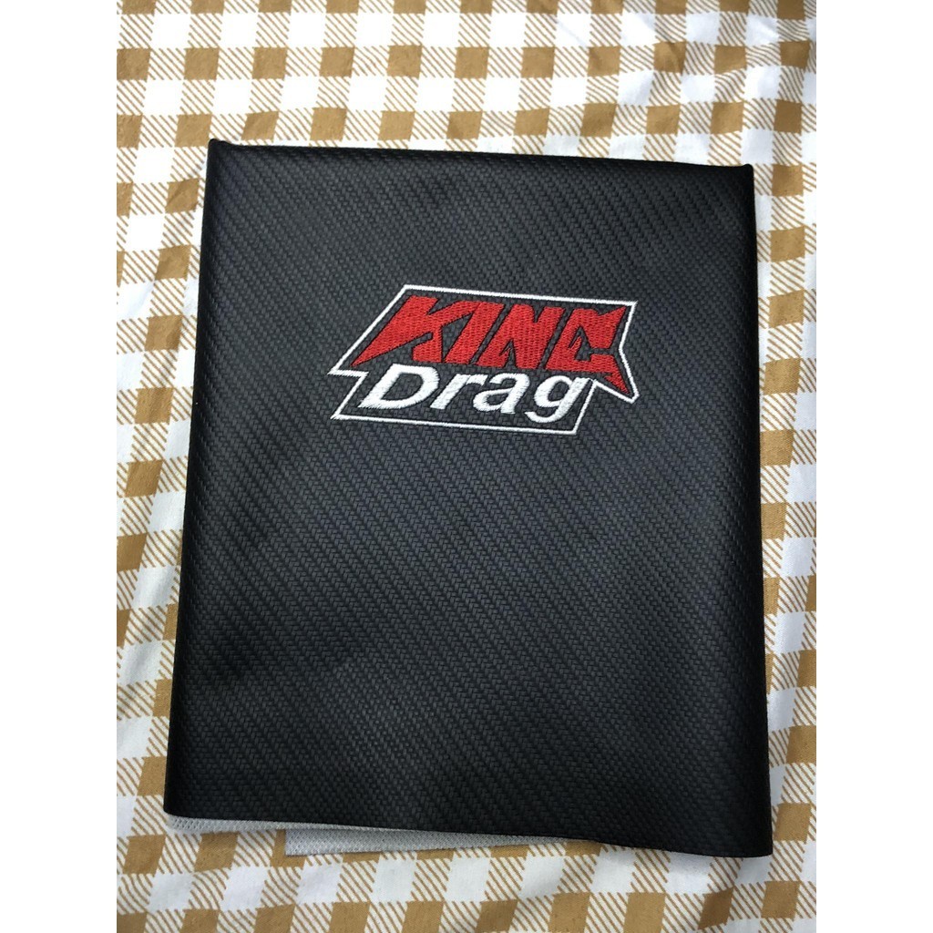 Rusi Rfi 175 King drag Thailand dry carbon seat cover (embroid) with ...