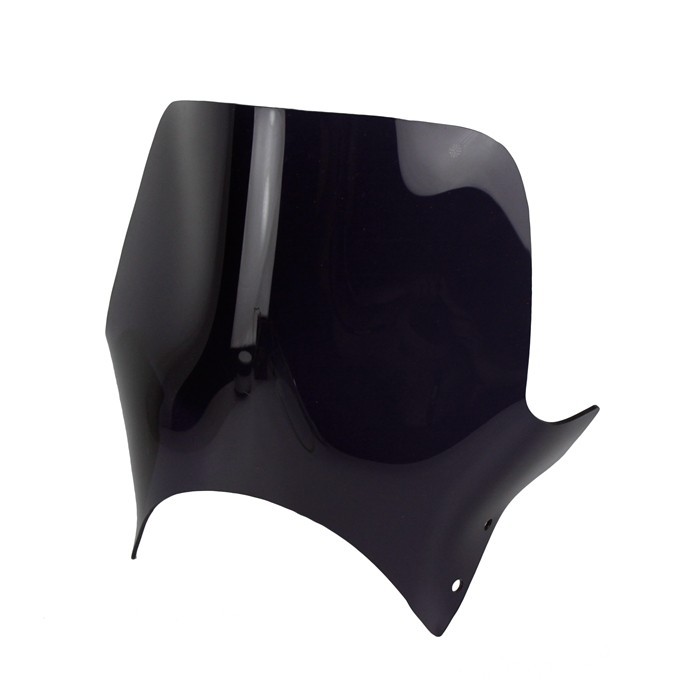 7" Round Headlight Universal Motorcycle Fly Screen Windshield Wind ...