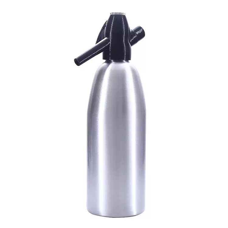Aluminum 1L beverage bubble dispenser Portable CO2 soda water generator ...