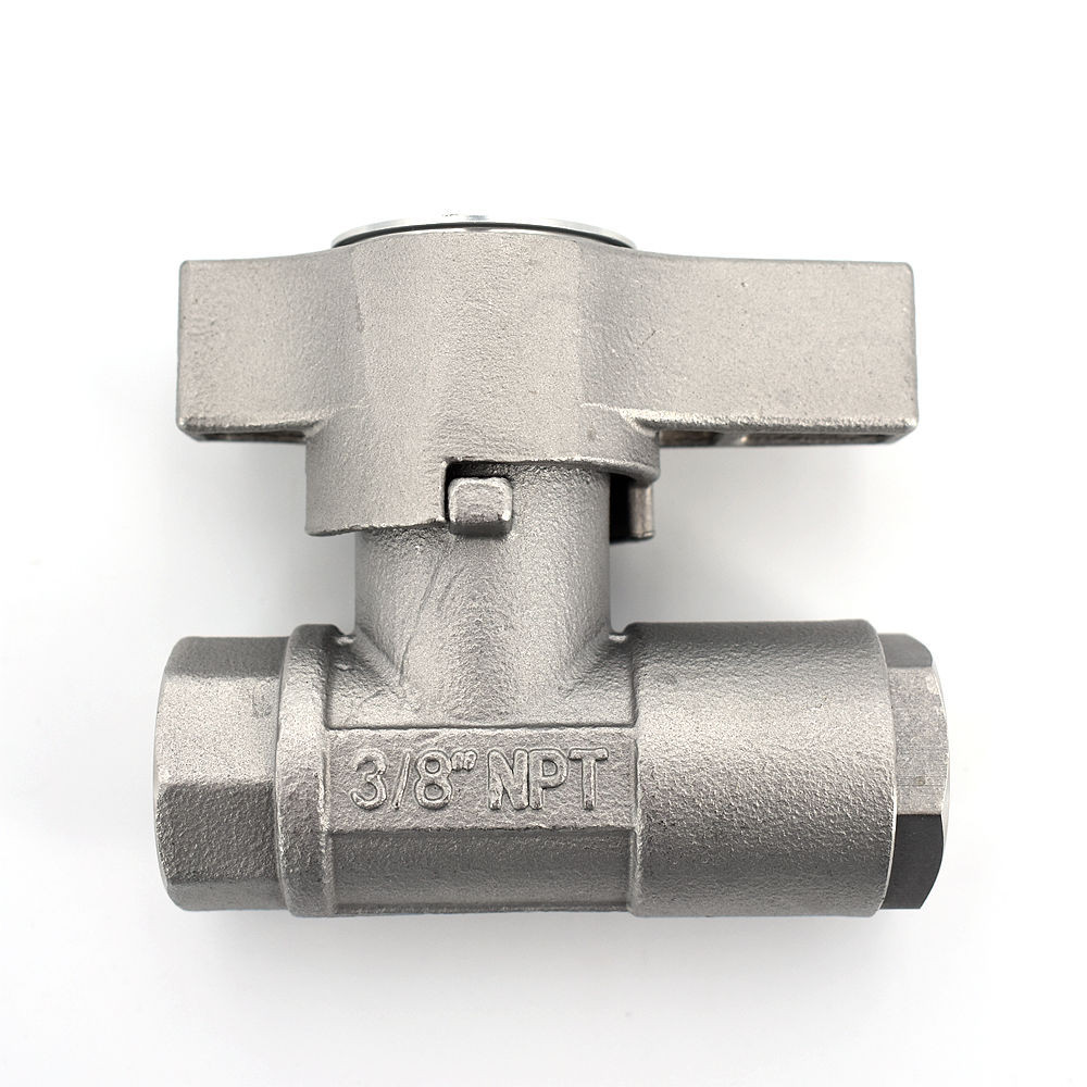 MINGGE General Use Female 2 Way Ball Valve SUS 304 NPT BSP Quarter Turn ...