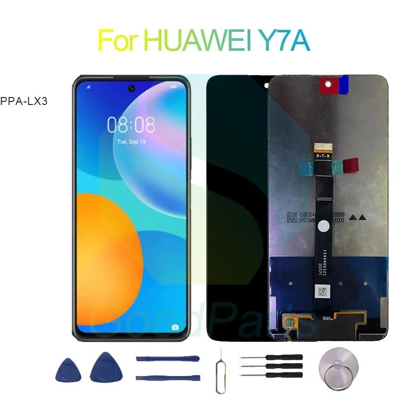 유for HUAWEI Y7A LCD Display Screen 6.67 PPA-LX3 Y7A Touch Digitizer ...