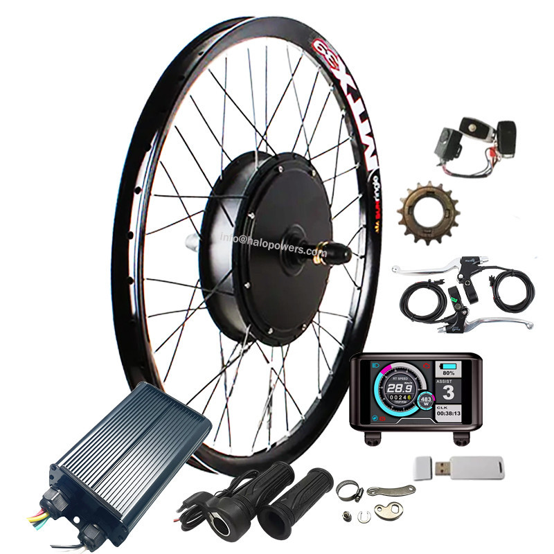 Diy 72v 3000w 5000w 8000w 100kmh kit conversion para bicicleta ...