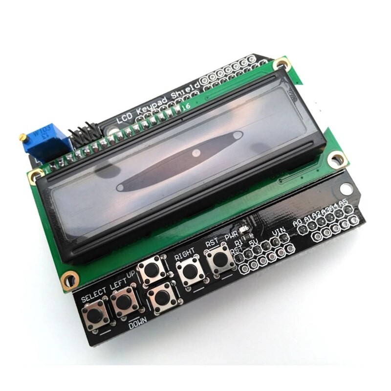♠LCD Keypad Shield of the LCD1602 character LCD input and output ...