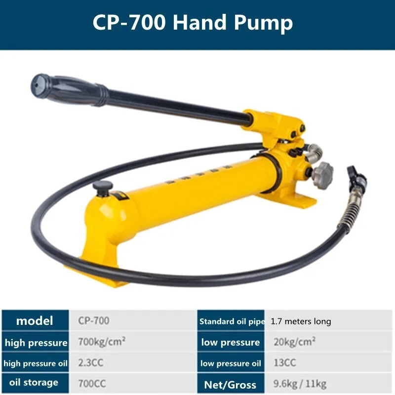 CP-700 Manual Hydraulic Pump Portable Small Hydraulic Pump Station High ...