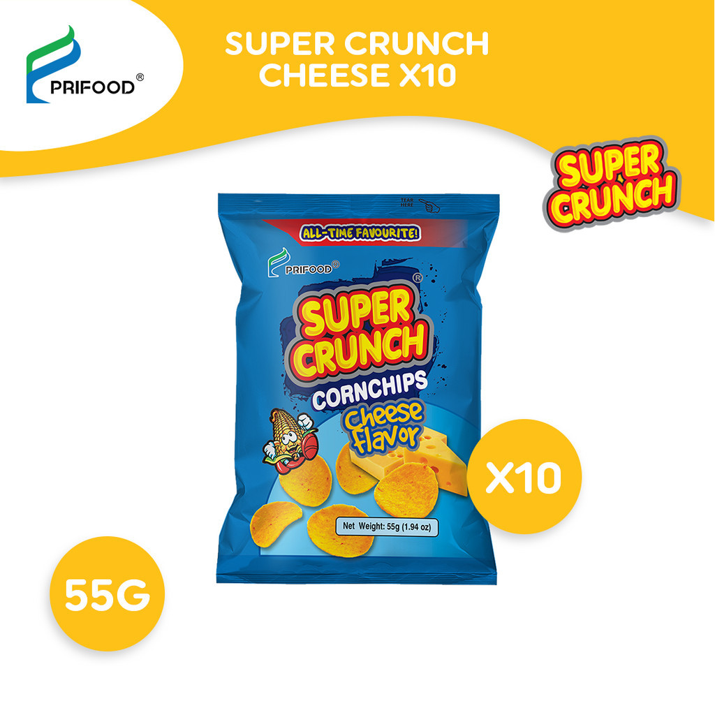 Super Crunch Cheese 55g (bundle of 10) | Shopee Philippines