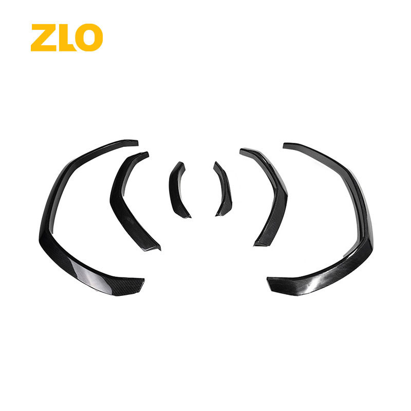 Zlo Car Refit Parts Wheel Eyebrow Dry Carbon Fiber TC Style Fender ...