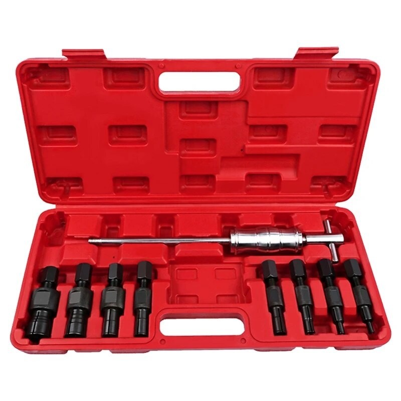 ⋛9Pc Blind Hole Kit Hammer Pilot Internal Blind Puller Blind Extractor ...
