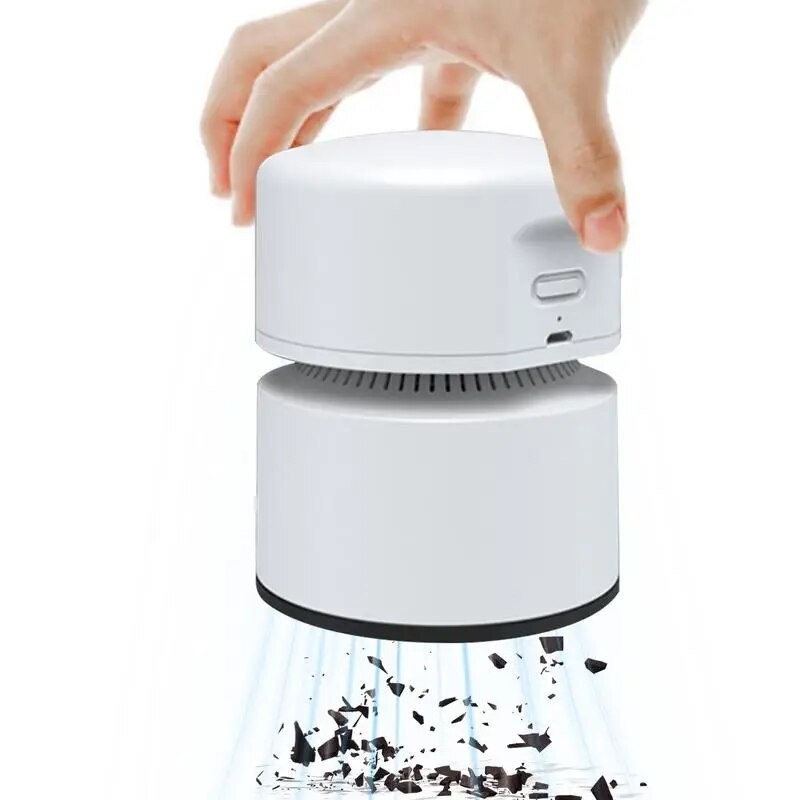 Mini Desk Vacuum Cleaner Portable Mini Table Dust Sweeper USB Charging ...