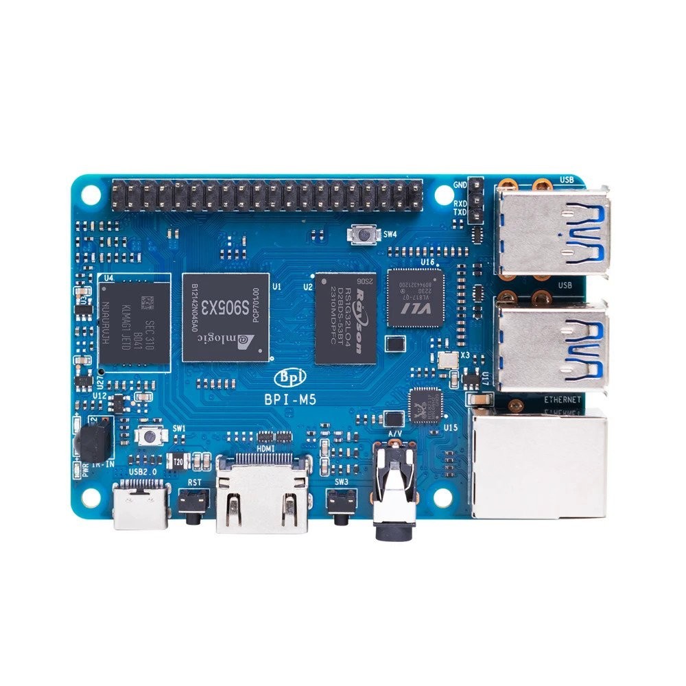 IID3 Amlogic S905X3 quad-core a55 Mini Single board Computer Banana Pi ...