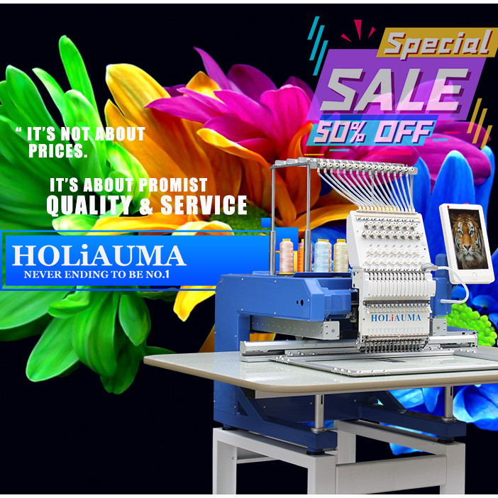 China Top Sell HOLiAUMA Automatic Embroidery Machine Free Designs Not ...