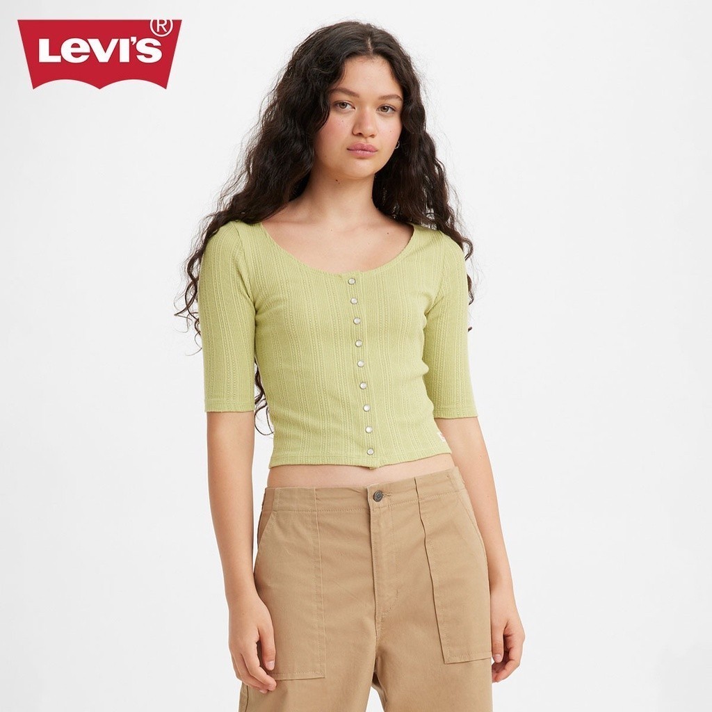Levi's® Women's Dry Goods Pointelle Top A4769-0003 | Shopee Philippines