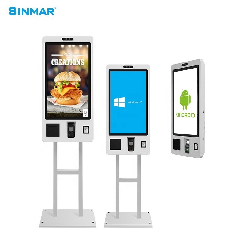 kfc McDonald's restaurants fast food pos 32inch touch screen self ...