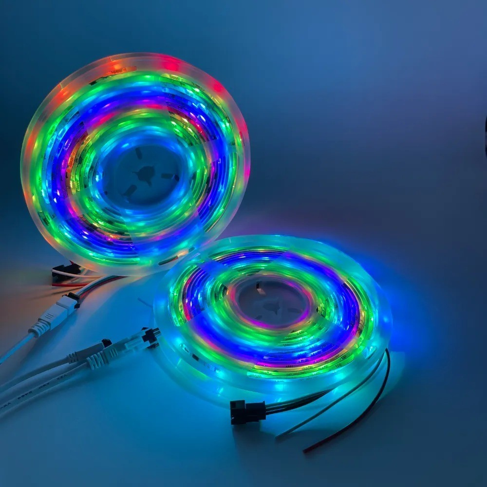 2835 Rgb Led Strip Kit Color Changing Flexible Dimmable 12v Led Light ...