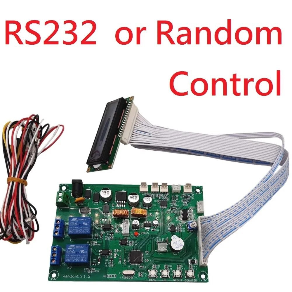 Random Relay Control Board with Pulse RS232 for Coin Acceptor Support ...