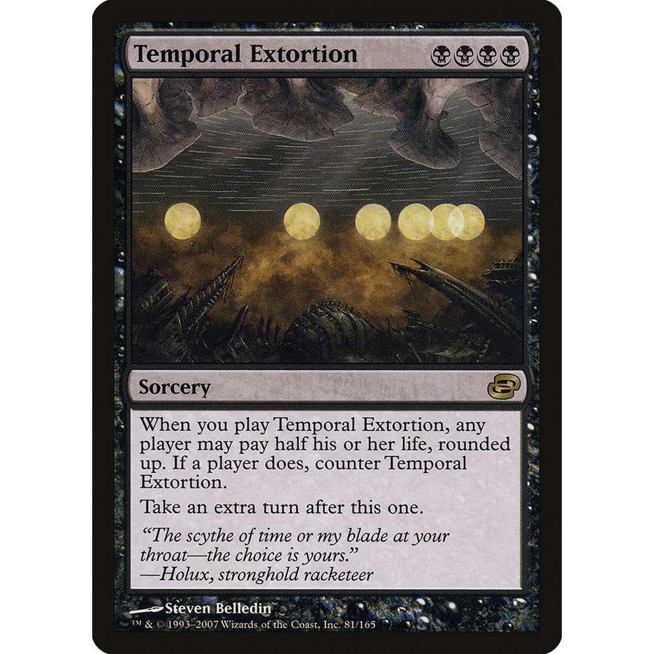 MTG Proxy Card - Temporal Extortion | Planar Chaos (PLC) | Shopee ...
