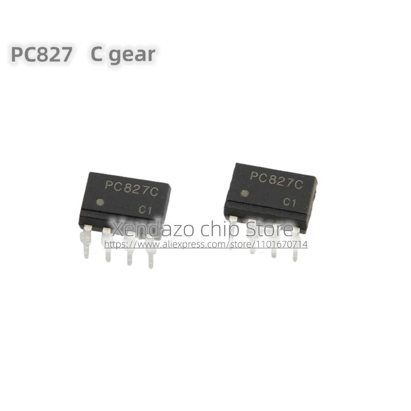 10pcs/lot PC827 C gear PC827C DIP-8 package Original genuine Dual ...