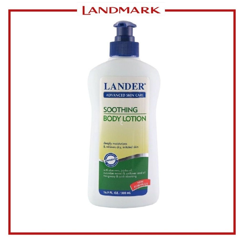 Lander Soothing Body Lotion Aloe Vera 500ml | Shopee Philippines
