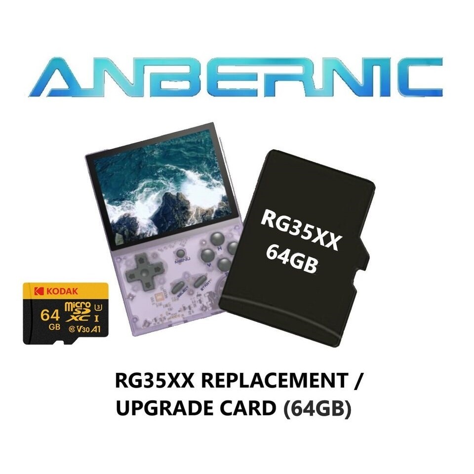 fully loaded 5,000+ Games & Garlic OS for Anbernic RG35XX (microSD card ...