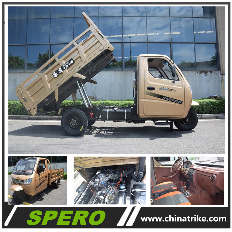 Chinese Manufacturer 3 tons 4 cylinder 1000CC car engine tricycles with ...