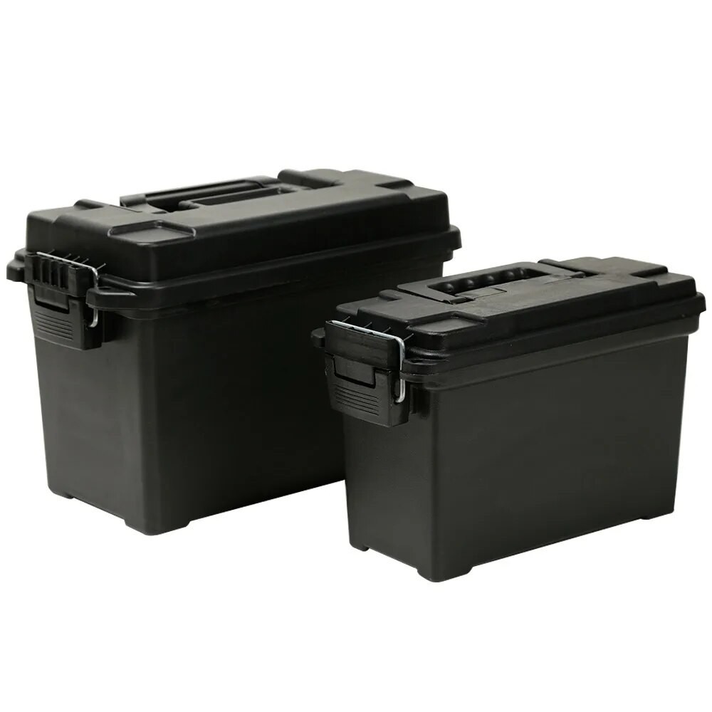 Tactical Tool Case Solid Black Plastic Lightweight High Strength ...