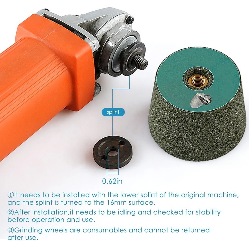 100 Type Angle Grinder Stone Grinding Head Grinding Polishing Trimming ...
