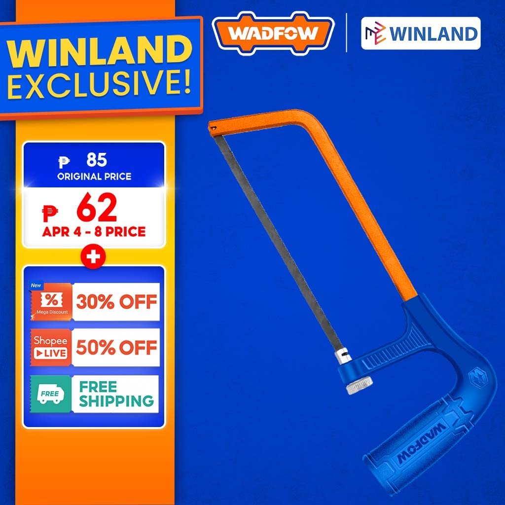 Wadfow by Winland Mini Hacksaw Frame Lagari With Blade 6"/150Mm WHF2103 ...