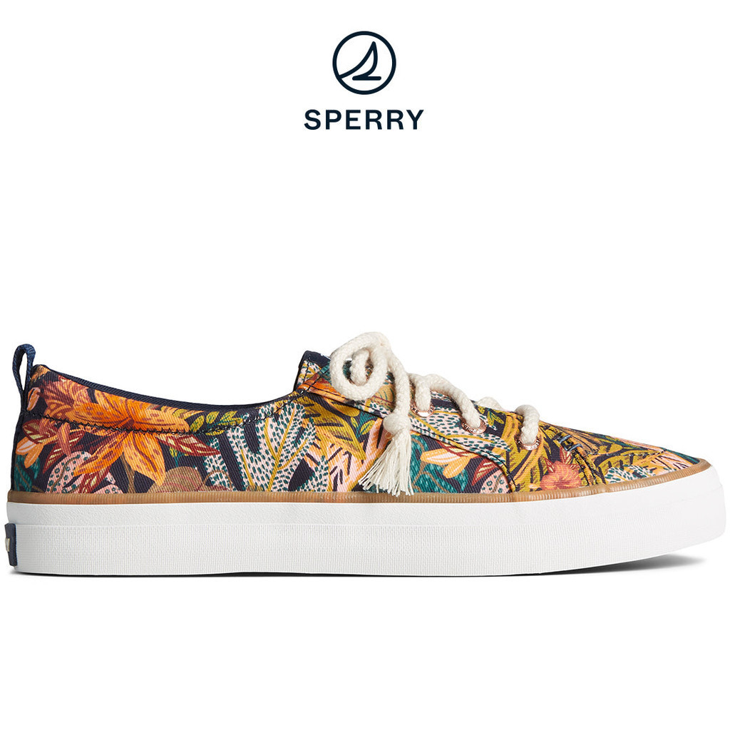 Sperry Women's SeaCycled™ Crest Vibe Island Floral Sneaker Multi ...