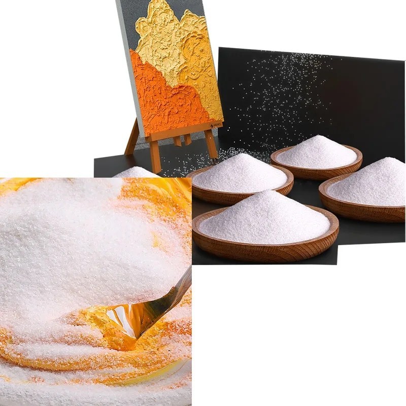 New 250/500g Quartz Sand Acrylic Painting Pure White Fine Sand 80 Mesh ...