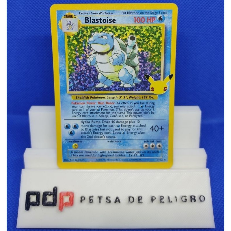 Blastoise - 2/102 - Holo Rare (Classic Collection) - Celebrations ...